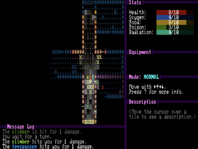 7 Day Roguelike 2024: Ranged Combat, Sound Effects, Message Log