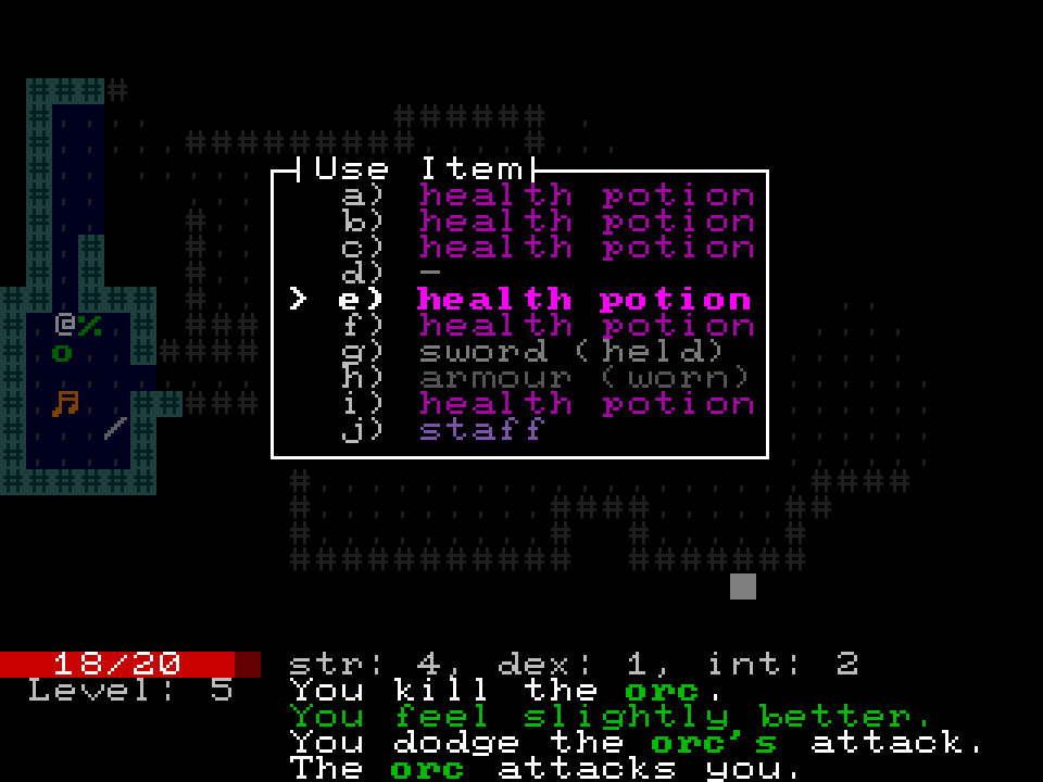 Roguelike Tutorial 2020